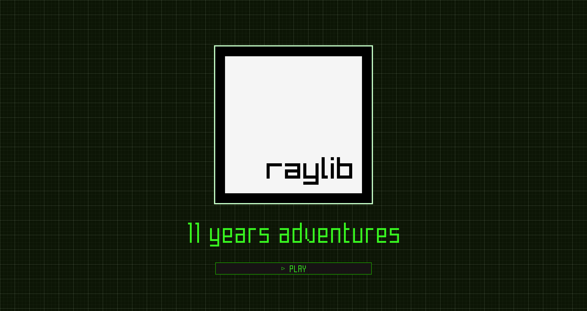 raylib timeline | 11 years adventures